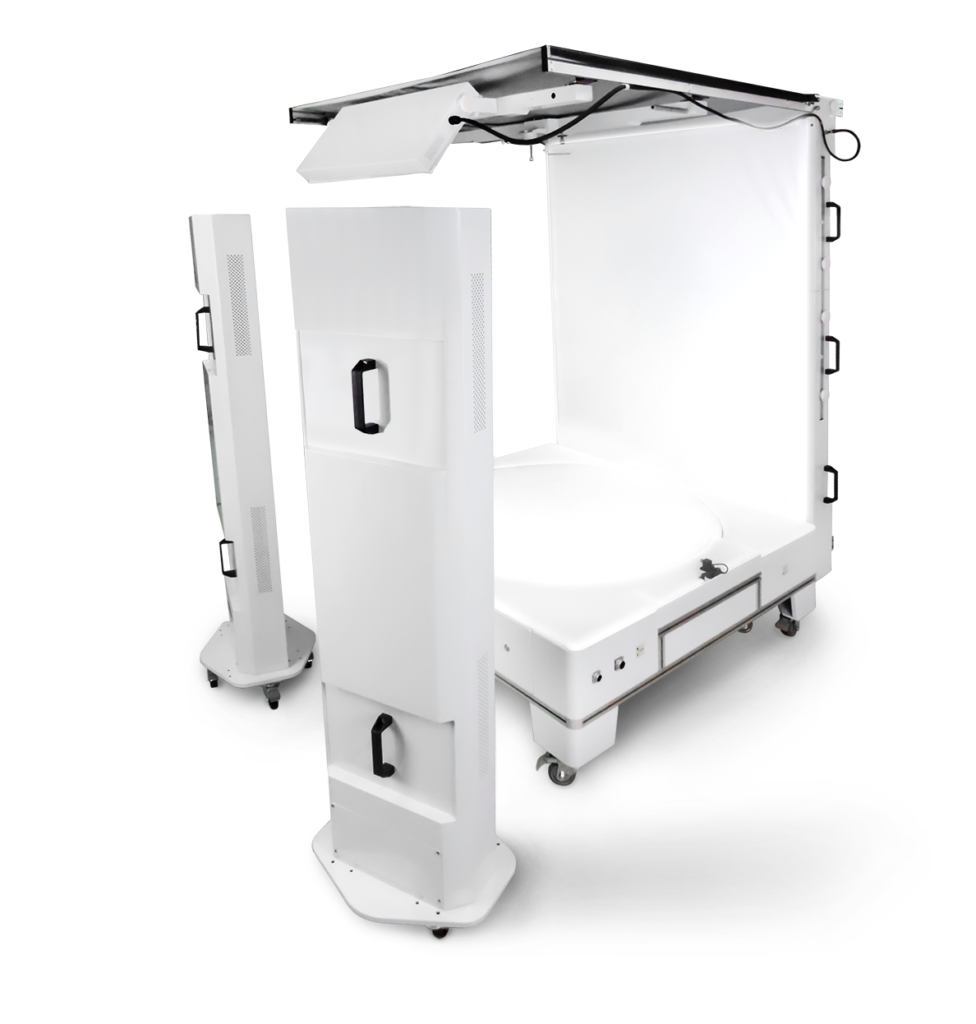 Large 360 Photography Turntables. The Bottom Lit Infinity Series by Ortery